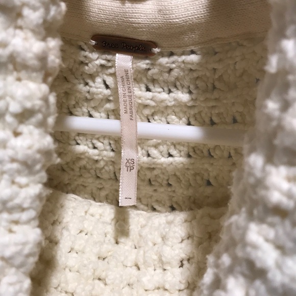 Free People | Sweaters | Free People Cream Cowl Neck Sweater Tank ...